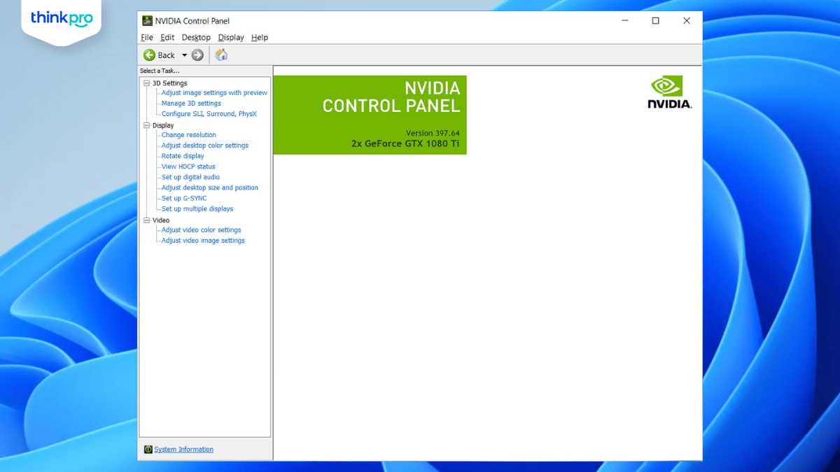 NVIDIA Control Panel là gì? Cách tối ưu hóa GPU NVIDIA hiệu quả