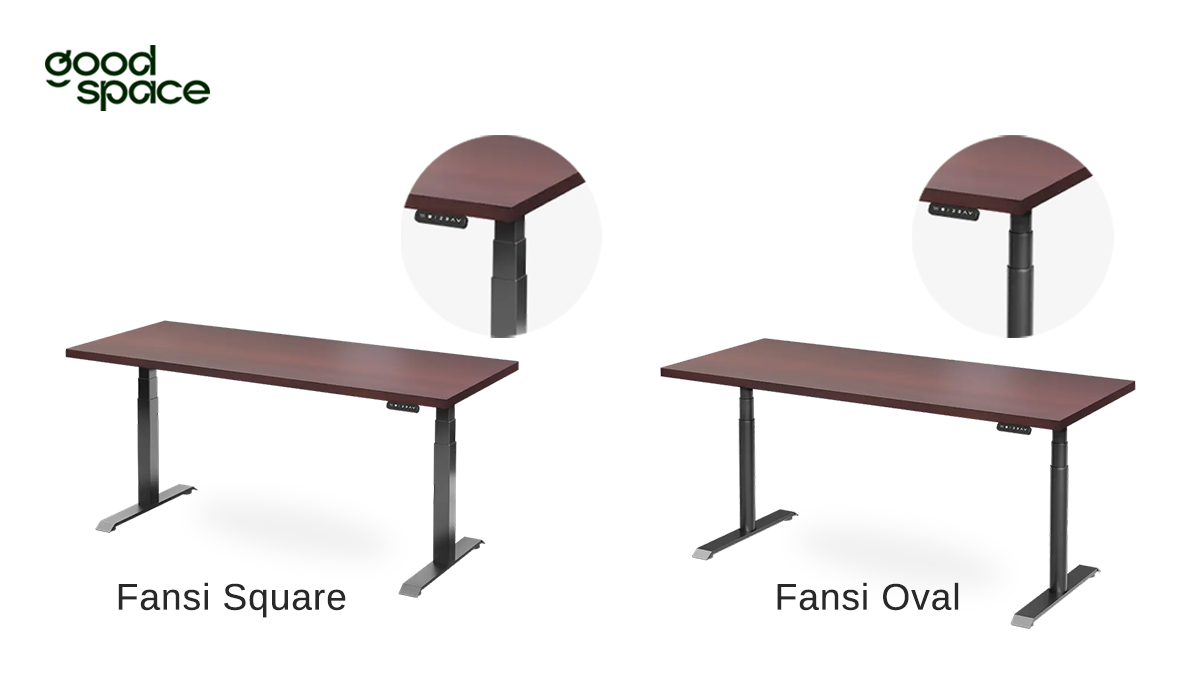 Bàn nâng hạ Fansi Square có gì khác so với Fansi Oval?