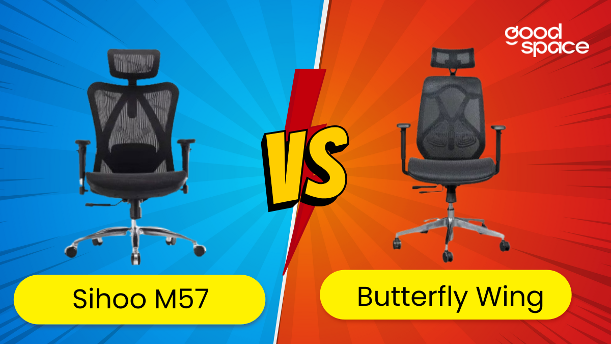 Ghế công thái học Sihoo M57 và Butterfly Wing - Ghế nào tốt hơn?